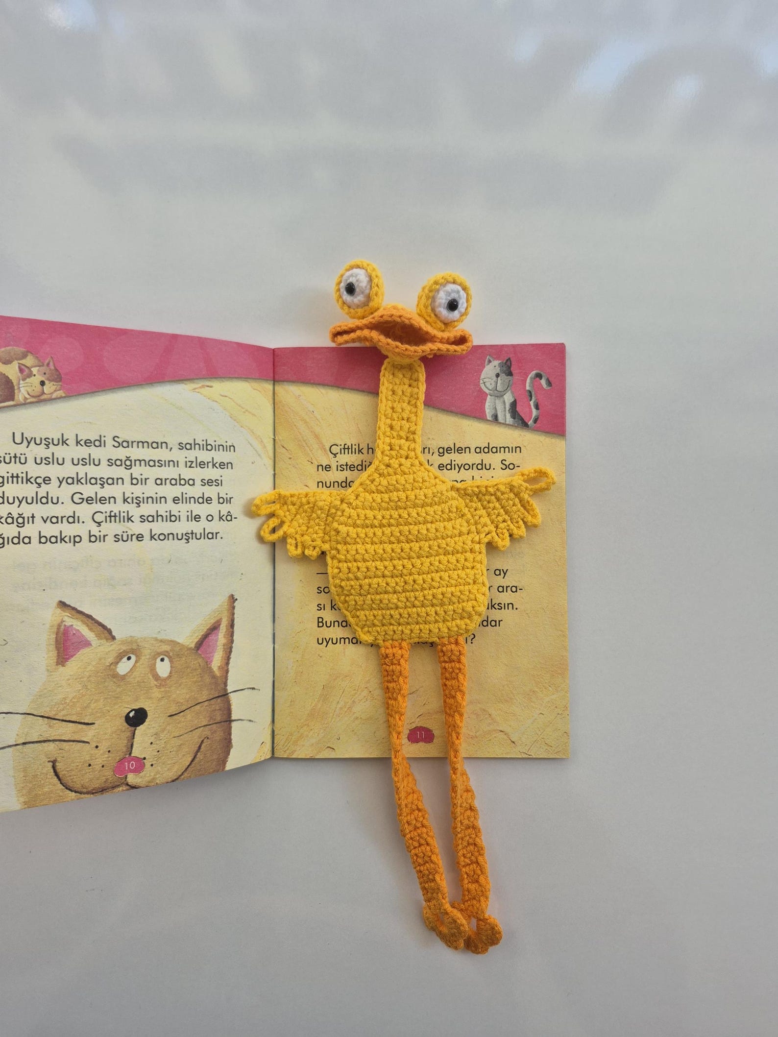 Funny Duck Bookmark Crochet Pattern: Easy Amigurumi PDF Tutorial - Etsy
