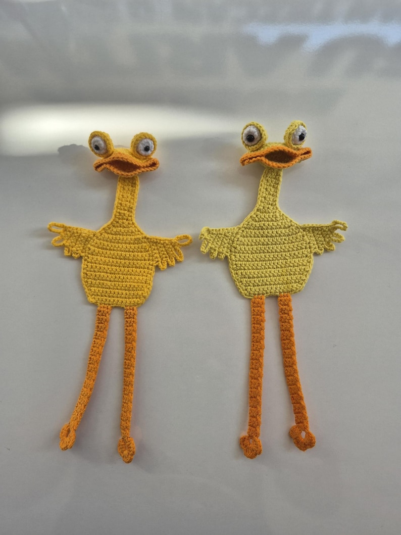 Funny Duck Bookmark Crochet Pattern: Easy Amigurumi PDF Tutorial - Etsy