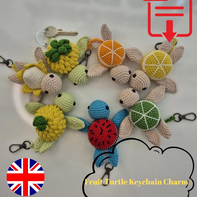 Fruit Turtle Charms - Etsy