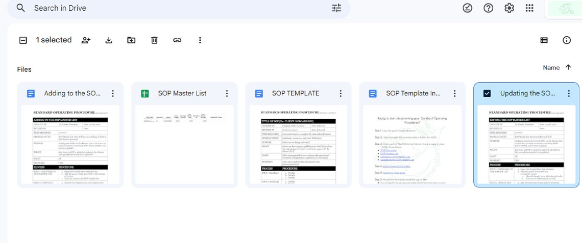 Standard Operating Procedure Template, SOP Template, SOP Master List, 2 ...
