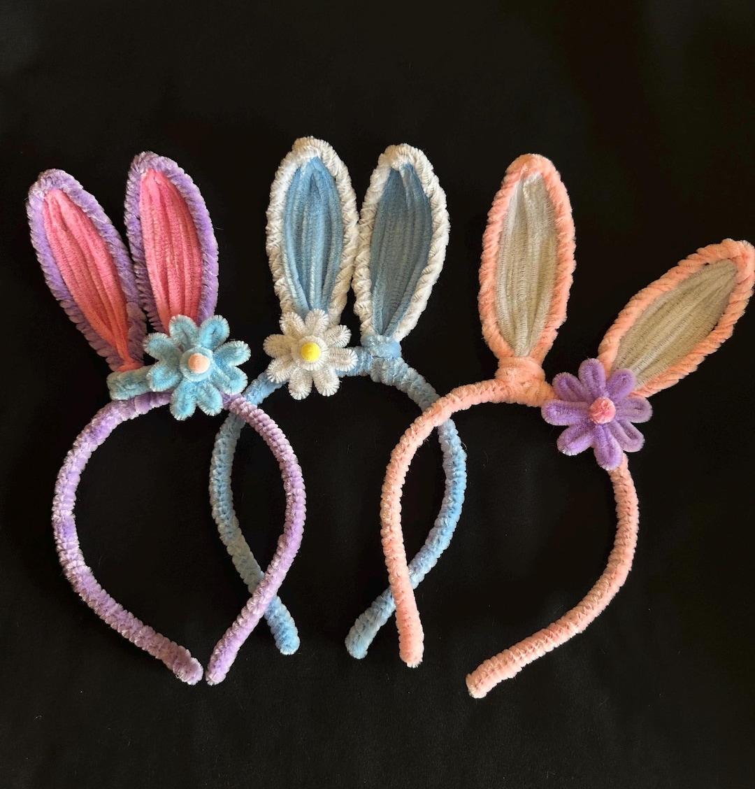 Easter Headband,animal Ears,bunny Ears Headband,easter Photo Session ...