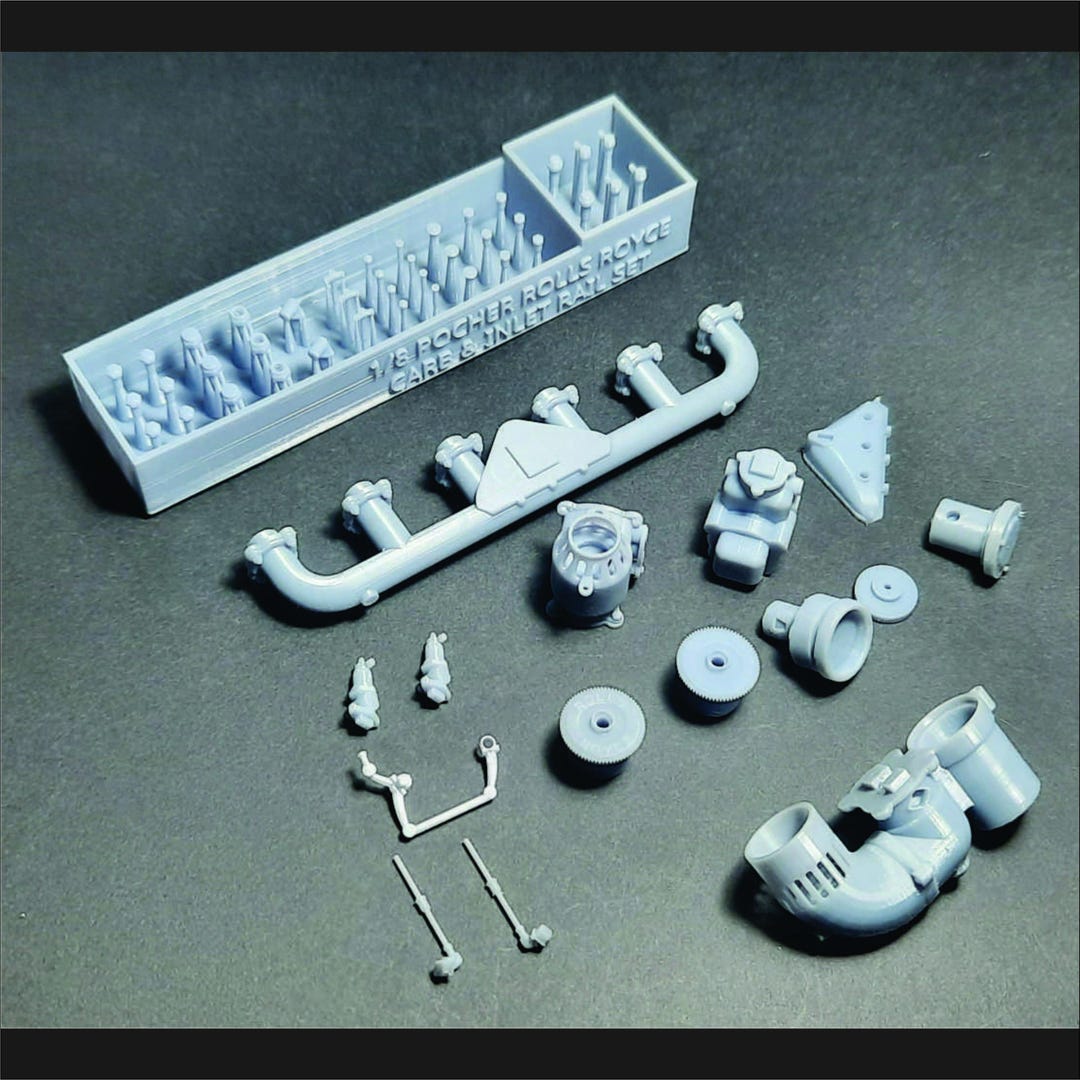 1/8 Pocher Rolls-royce Carburettor & Intake Manifold Set - Resin - Etsy