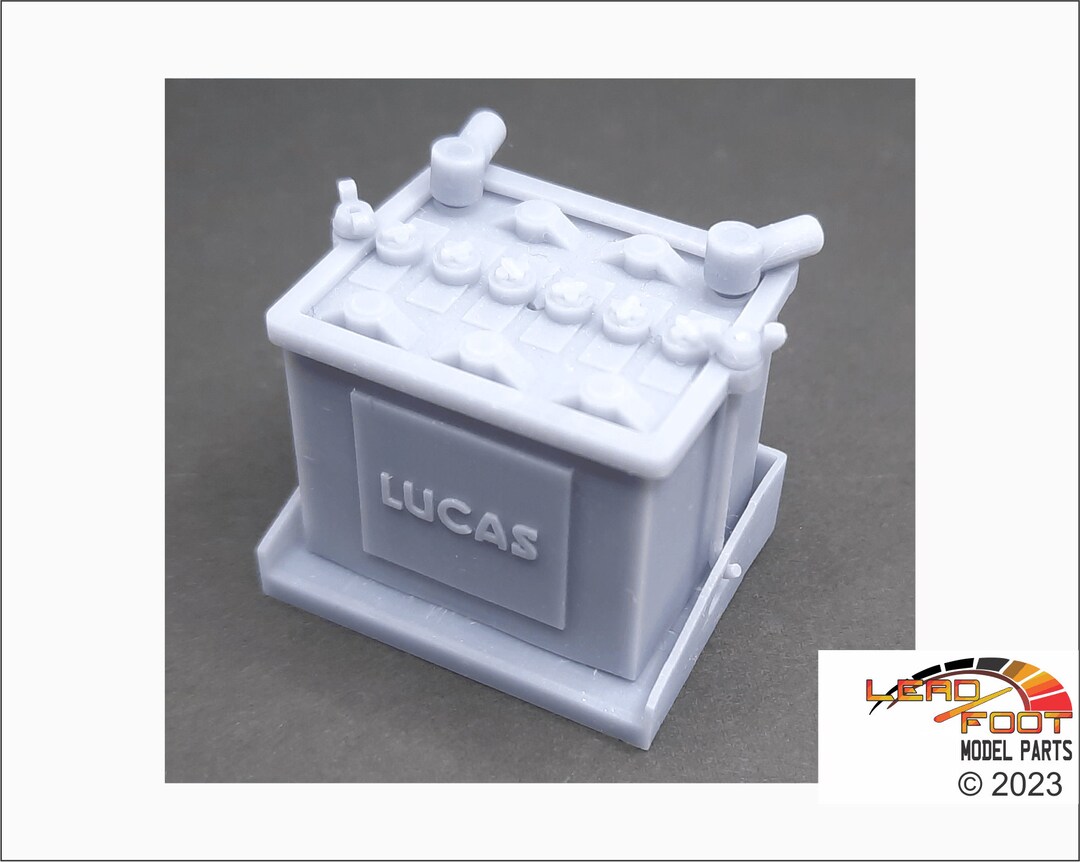 1/8 Revell Monogram Jaguar XKE XK-E E-type - ''LUCAS'' Type Battery ...