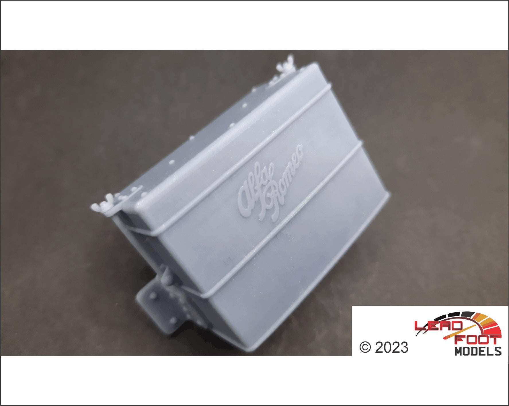 1/8 Pocher Alfa Romeo - Tool Box - Chassis Mount - With Fittings ...