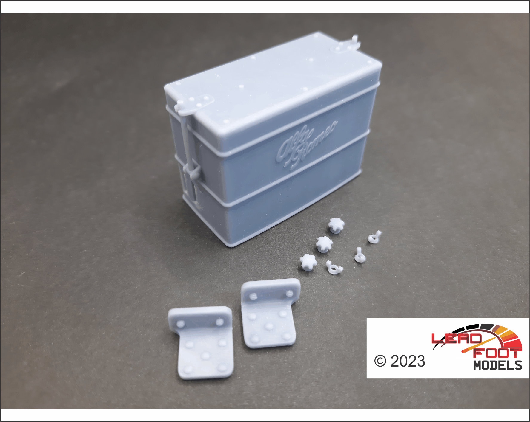 1/8 Pocher Alfa Romeo - Tool Box - Chassis Mount - With Fittings ...