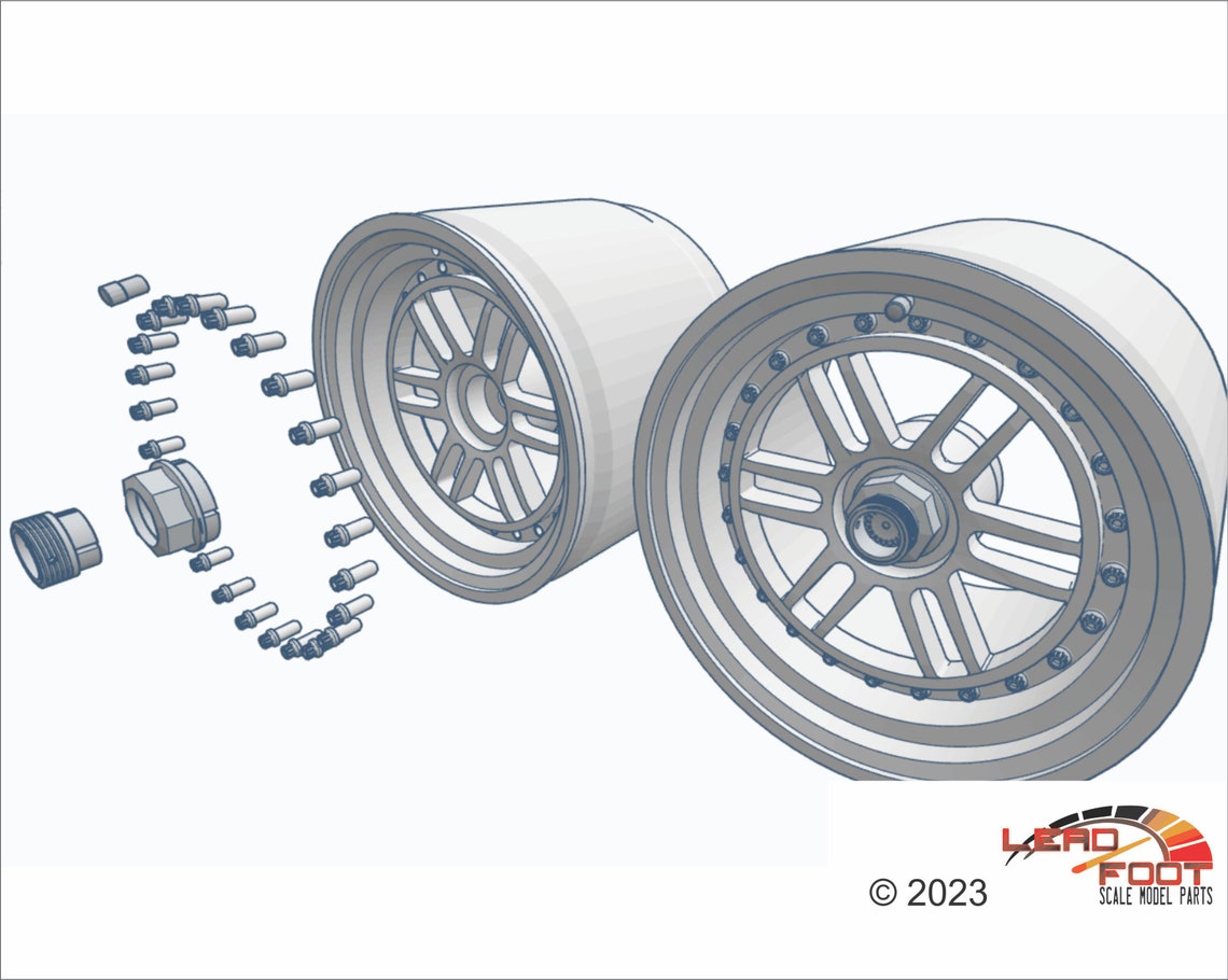 1/8 Pocher Ferrari F40 - Enkei RPF-1 Racing Wheels - LM GTE - Resin - Etsy