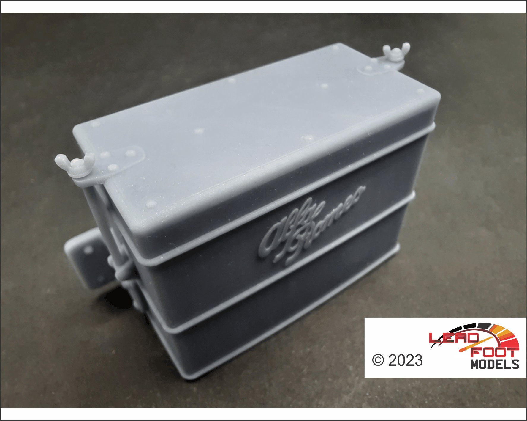 1/8 Pocher Alfa Romeo - Tool Box - Chassis Mount - With Fittings ...