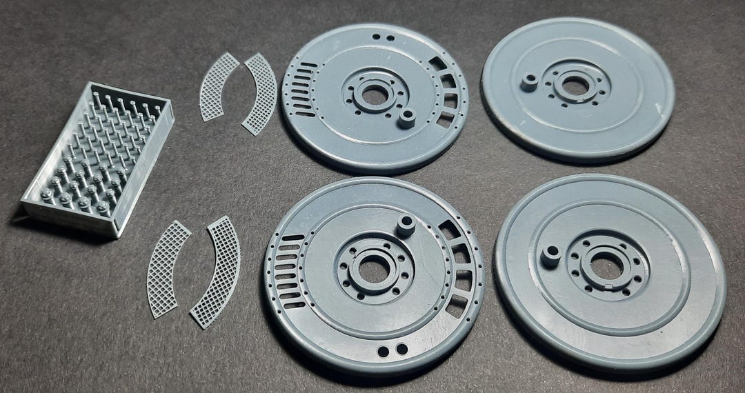 1/8 Pocher Alfa Romeo - Inner Sports Brake Drum Upgrade - Full Set F ...