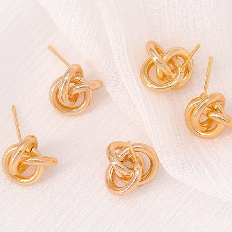 Knot Earrings - Etsy