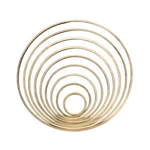 50pcs+ Brass Circle Charm Pendant, 10-70mm Rectangular Brass Earring ...