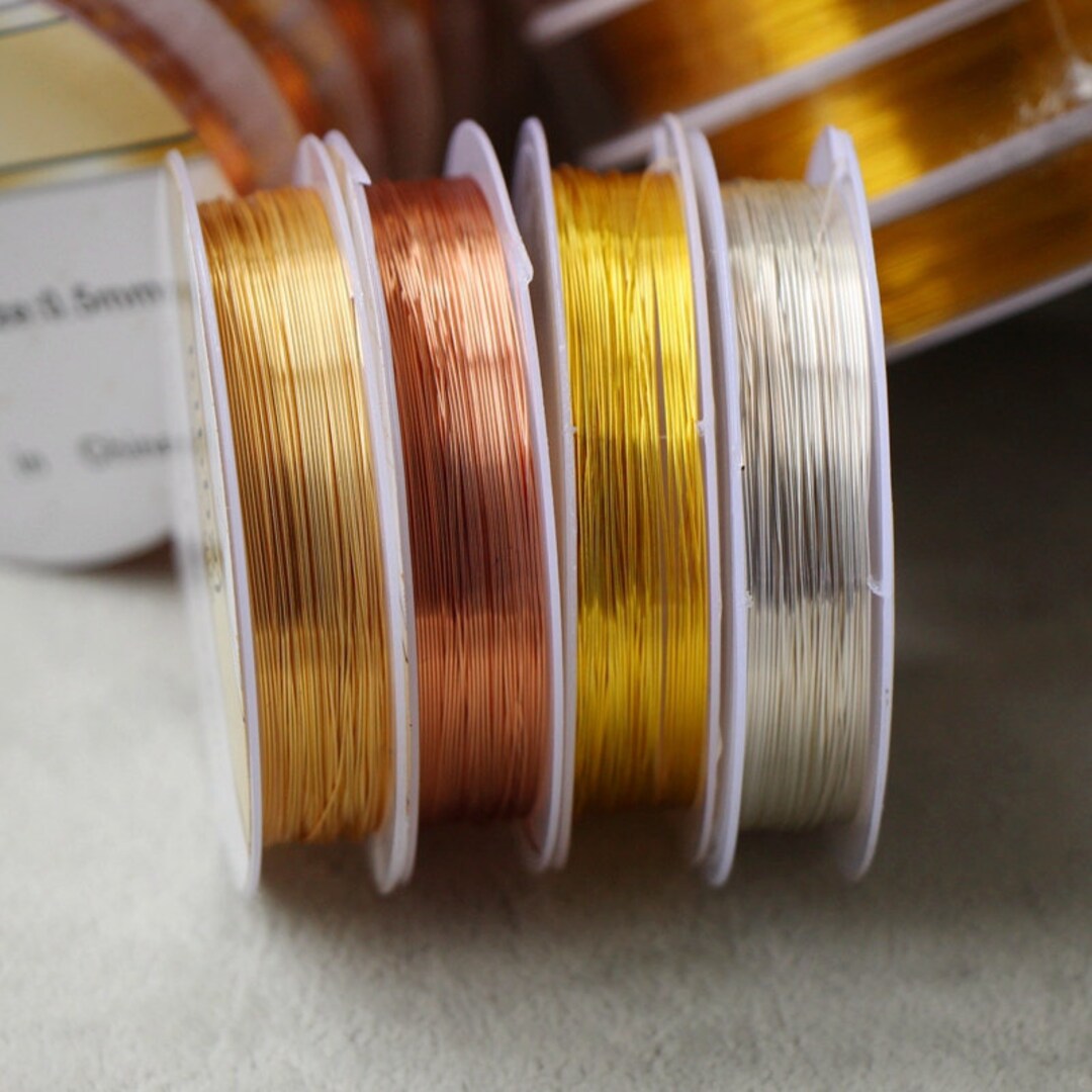 14k Gold Plated Copper Wire, Soft Copper Wire, Used to Make Wearing ...