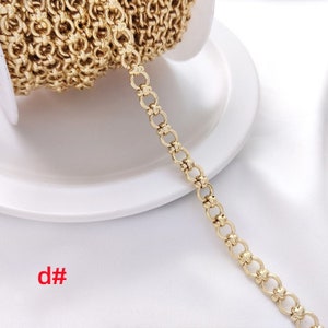 14k Gold Plated Oval Paperclip Chains - Tarnish Resistant Popular ...