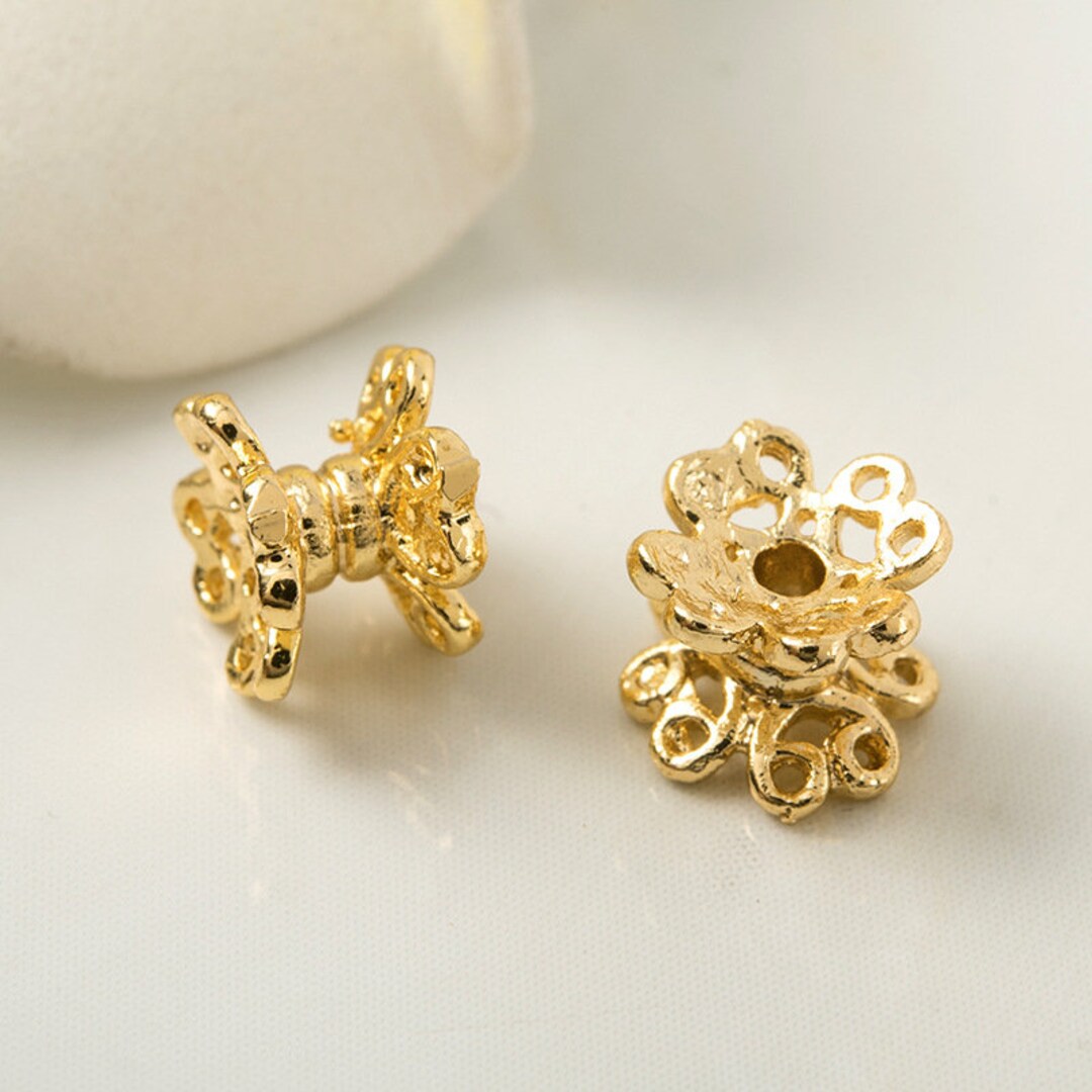 10pcs + Real Gold Plated Connecting Rings, Necklace Bracelet Connecting ...