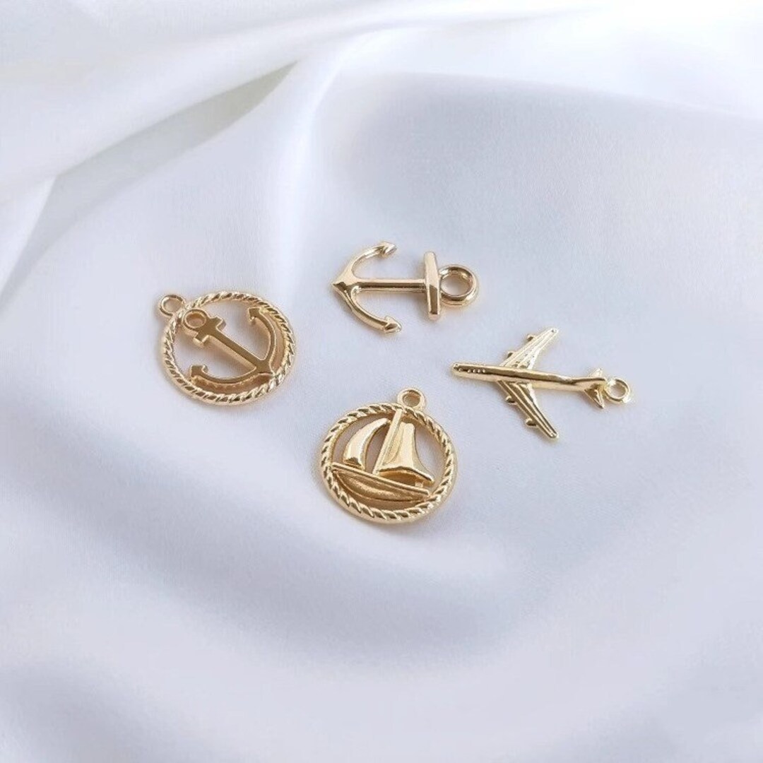 10pcs, Nautical Symbol Charm, Anchor Pendant Charm, Star Navigation ...
