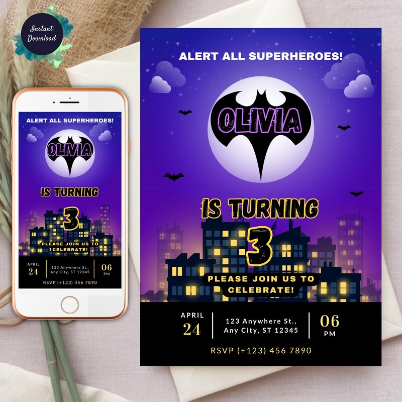 Batgirl Party - Etsy