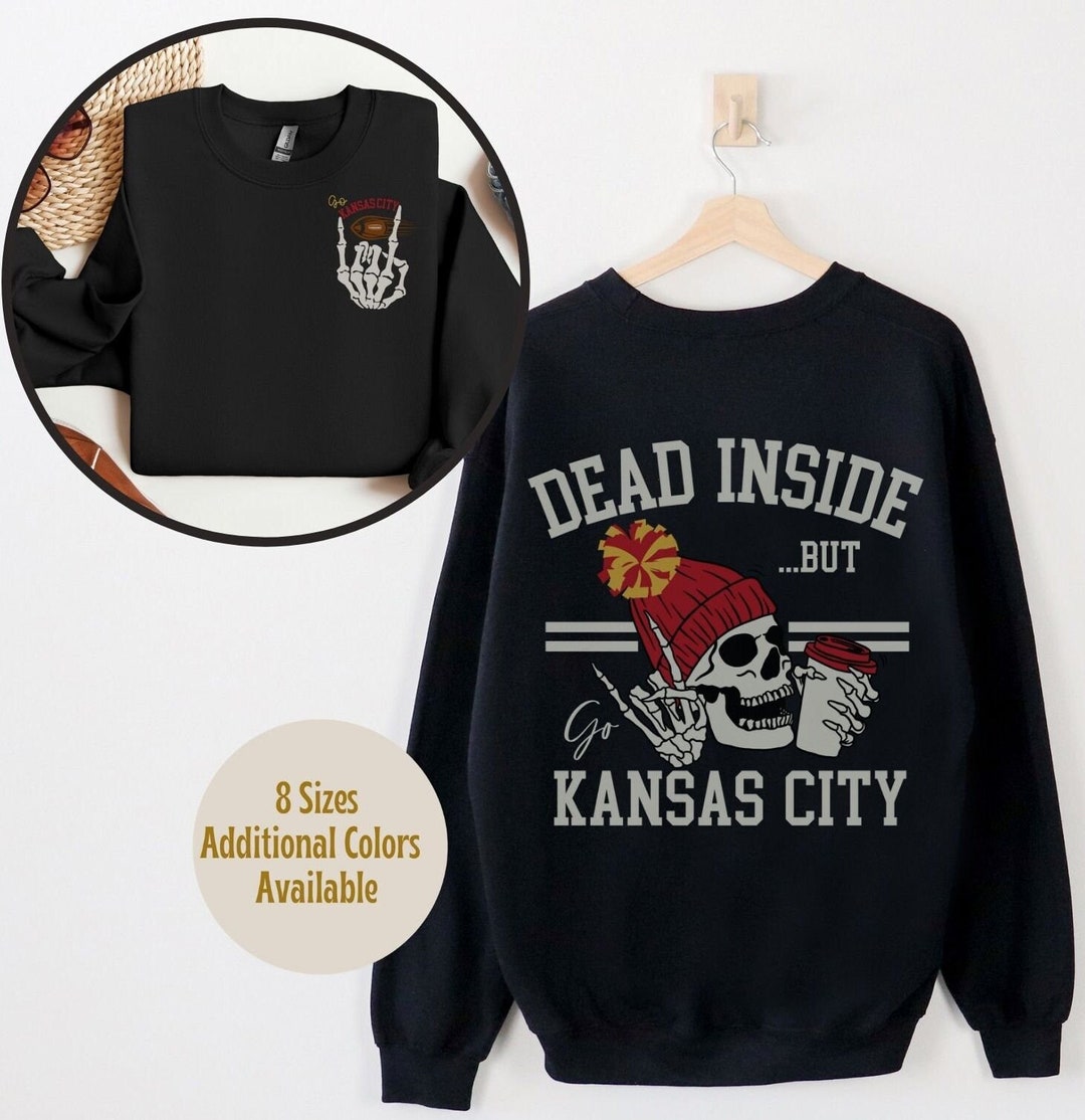 Kansas City Football Sweatshirt KC Football Crewneck Vintage Kansas ...