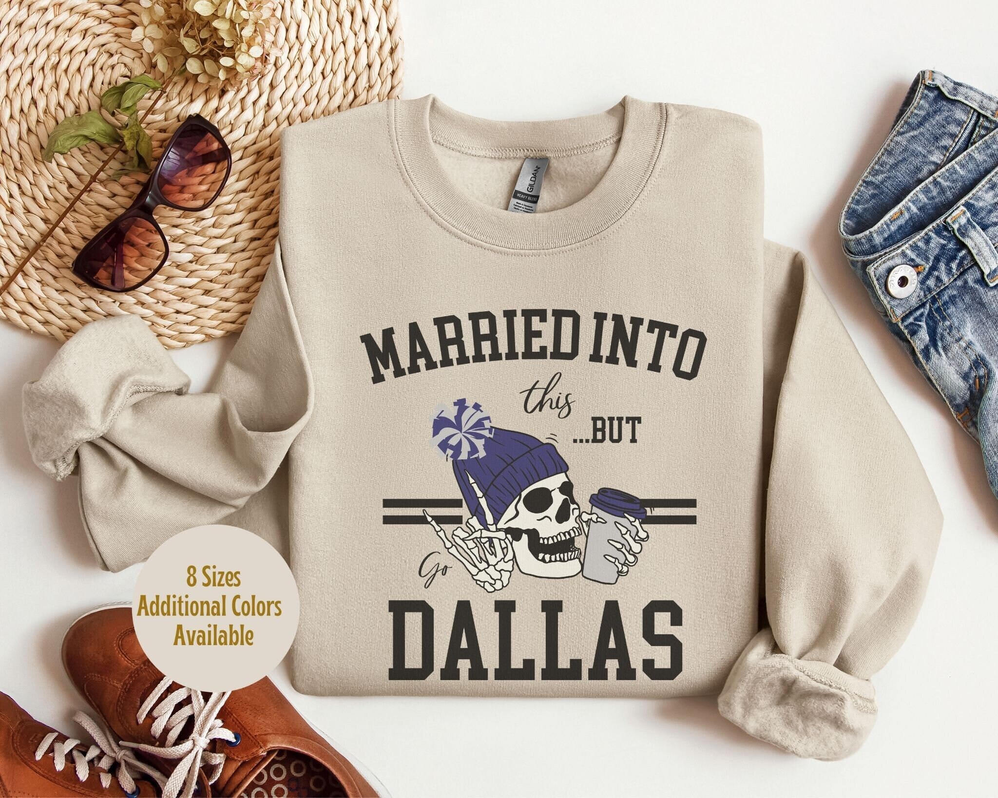 Dallas Football Sweatshirt Gift for Dallas Football Fan - Etsy
