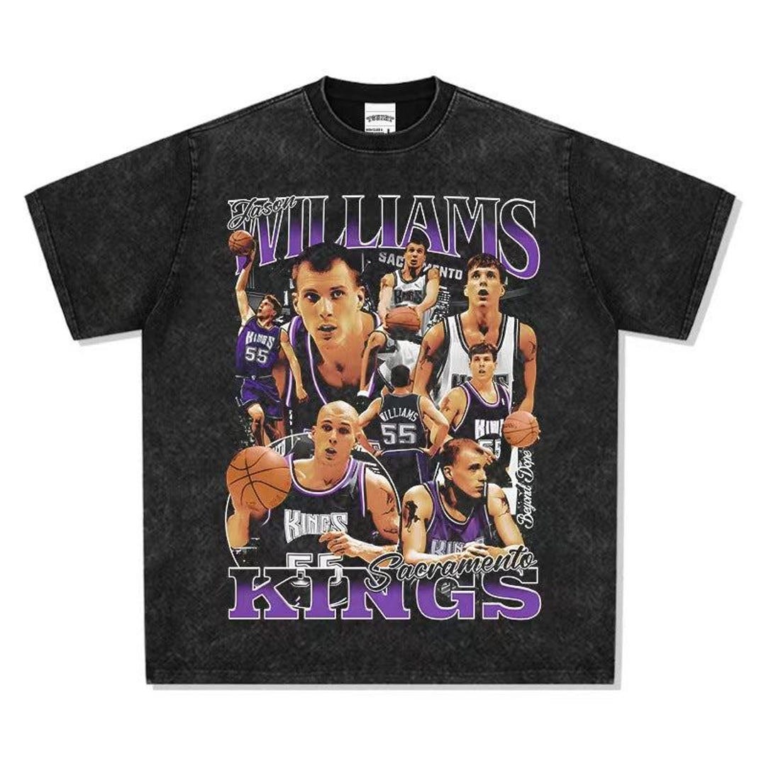 Jason Williams 'white Chocolate' T-shirt Vintage NBA Graphic Tee, Retro ...