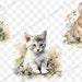 Watercolor Spring Baby Animals Clipart – PNG Images (digital Download ...
