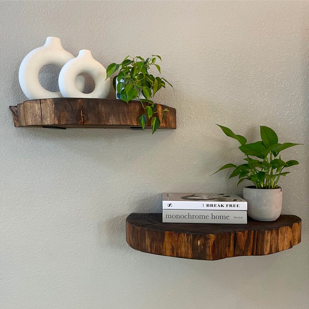 Live Edge Shelves - Etsy