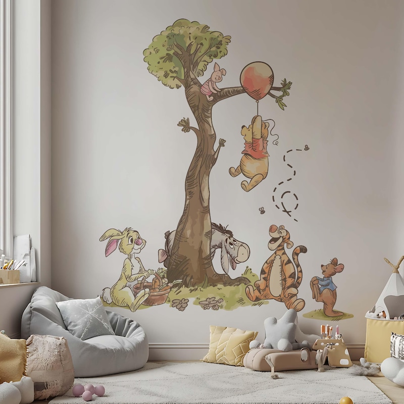 Winnie the Pooh Wall Art - Etsy