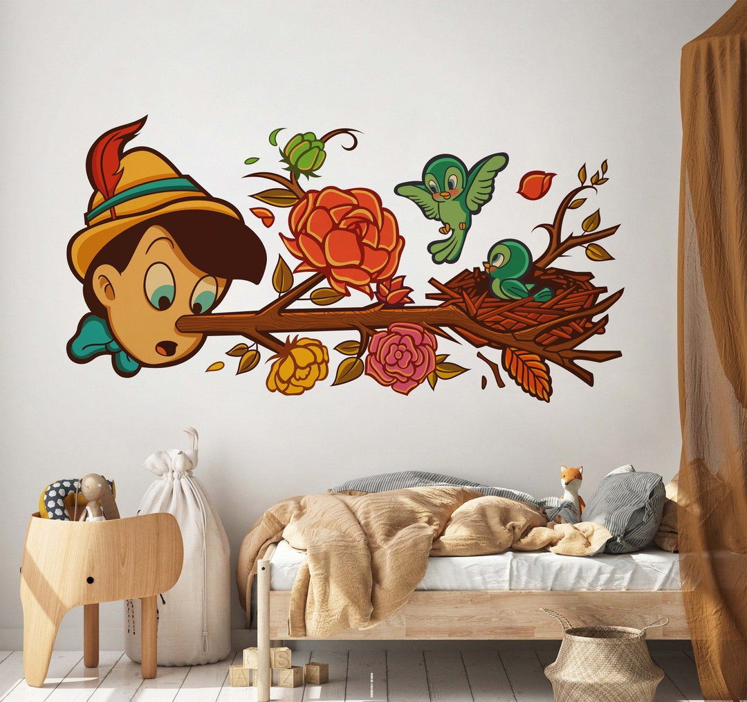 Peel and Stick Pinocchio Wall Decal Disney Wall Decal Sticker for Baby ...