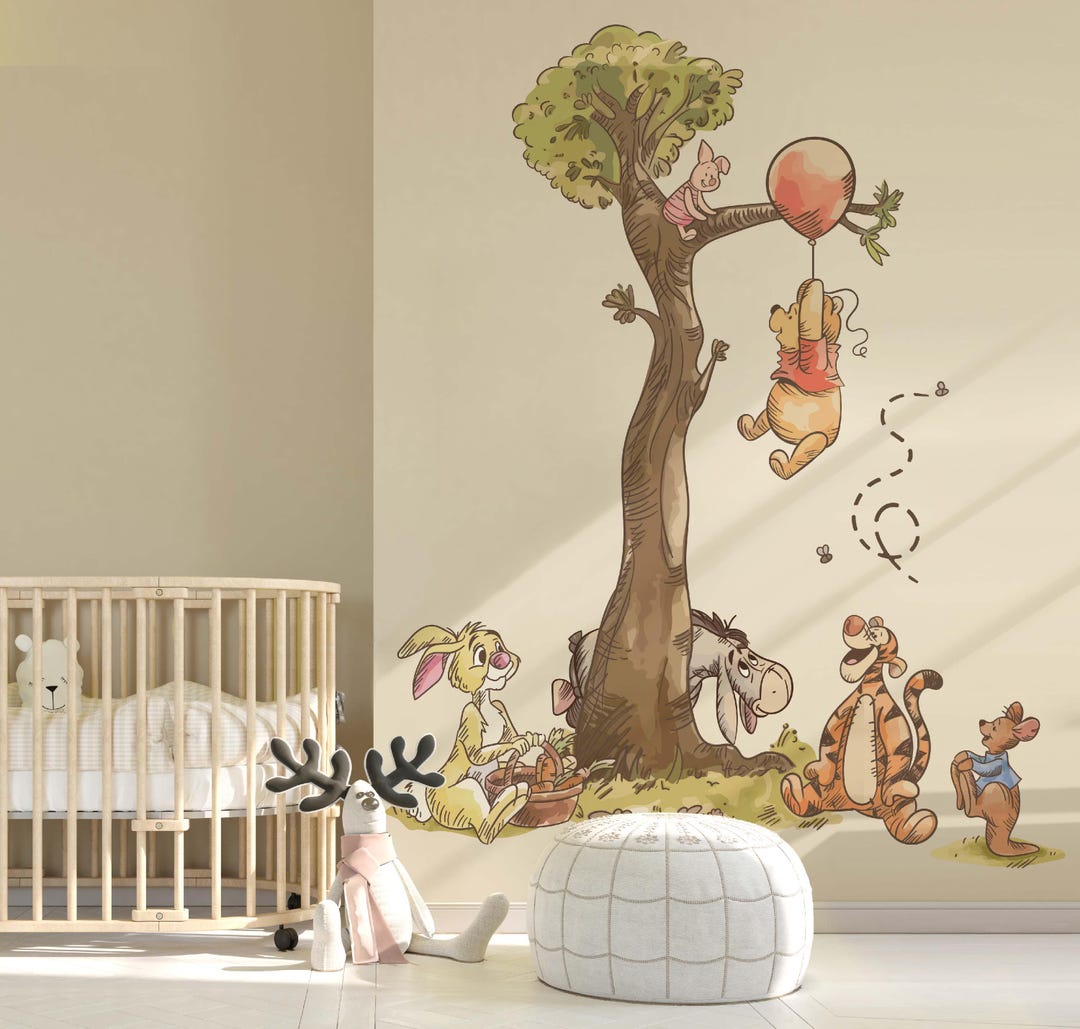 Winnie the Pooh Wall Decal and Wall Sticker Classic Characters Perfect ...