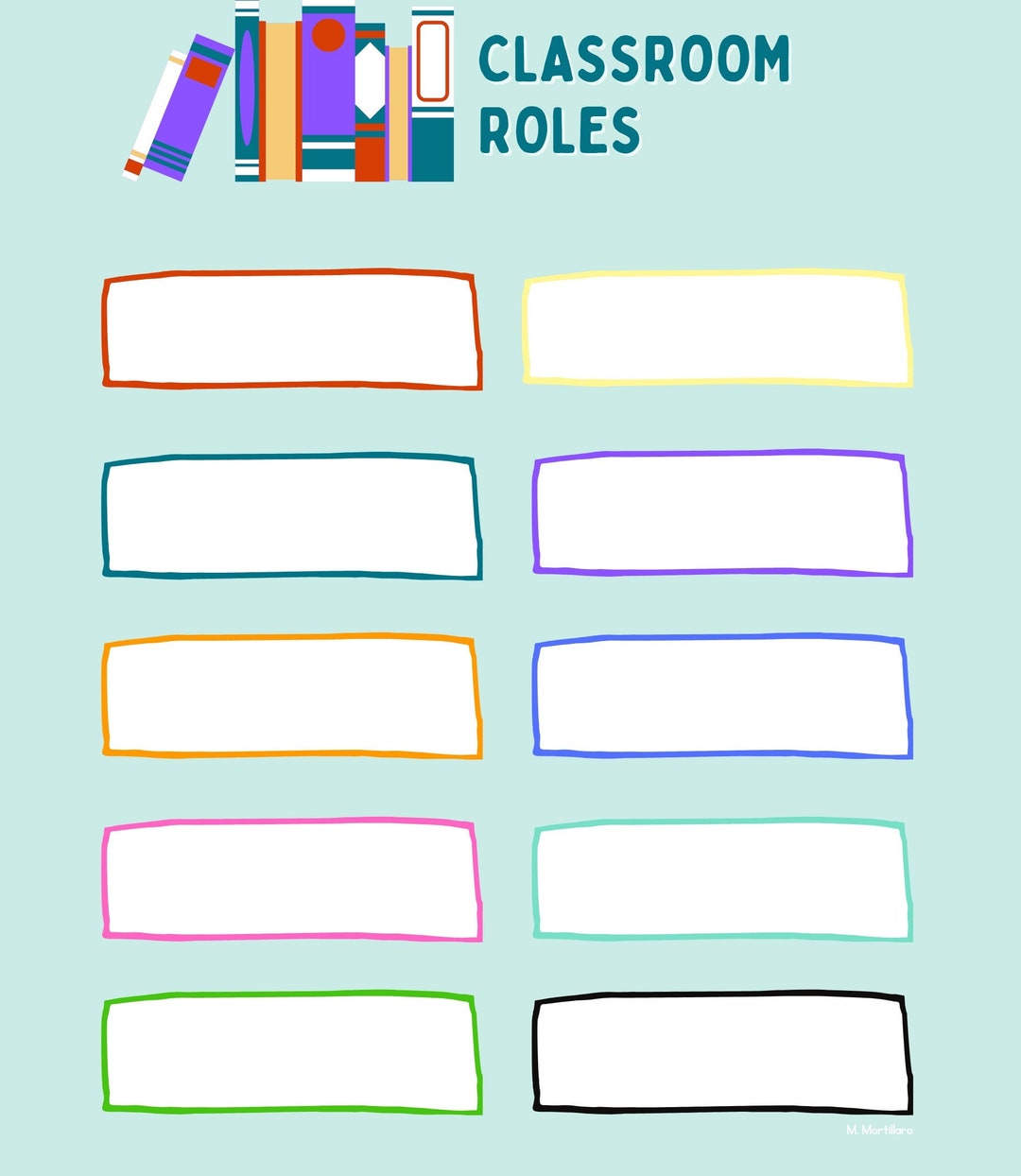 Classroom Roles Poster - Etsy