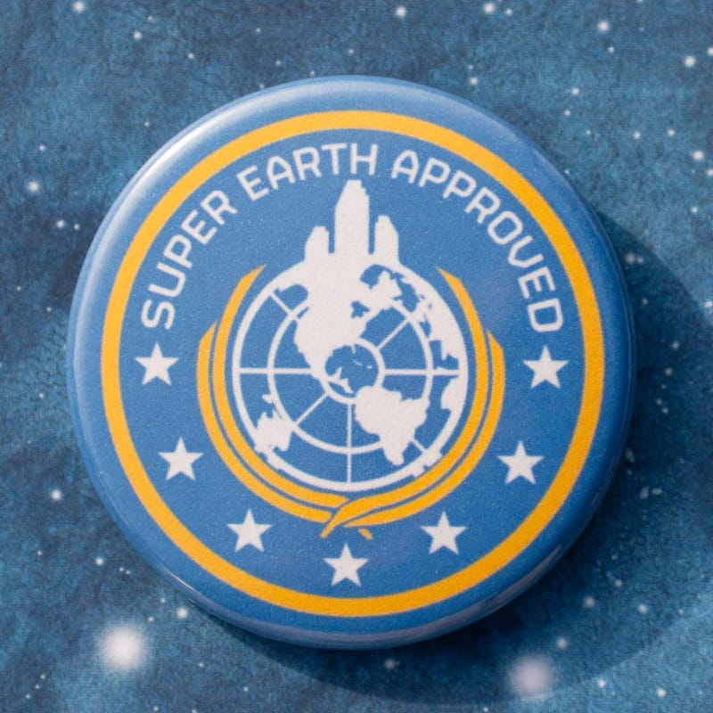 Super Earth Flag - Etsy