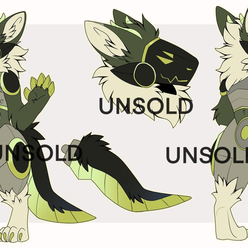 Furry Reference Base Protogen - Etsy