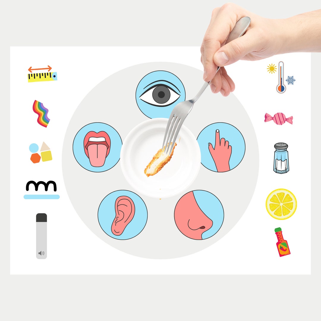 Five Senses Placemats | Picky Eater Placemats - Etsy
