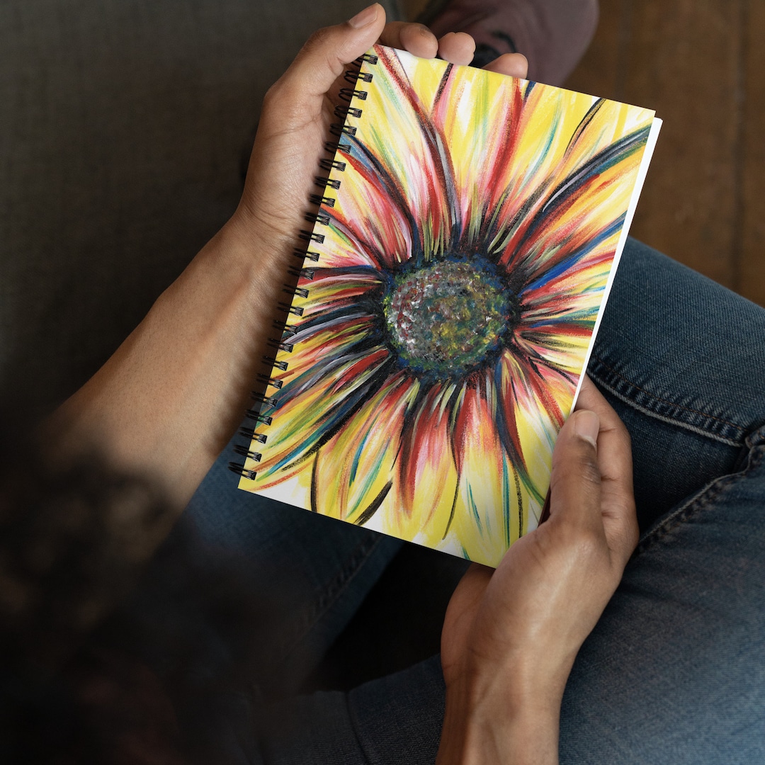 Sunflower Journal With Dotted Pages, Creative Writing or Drawing ...