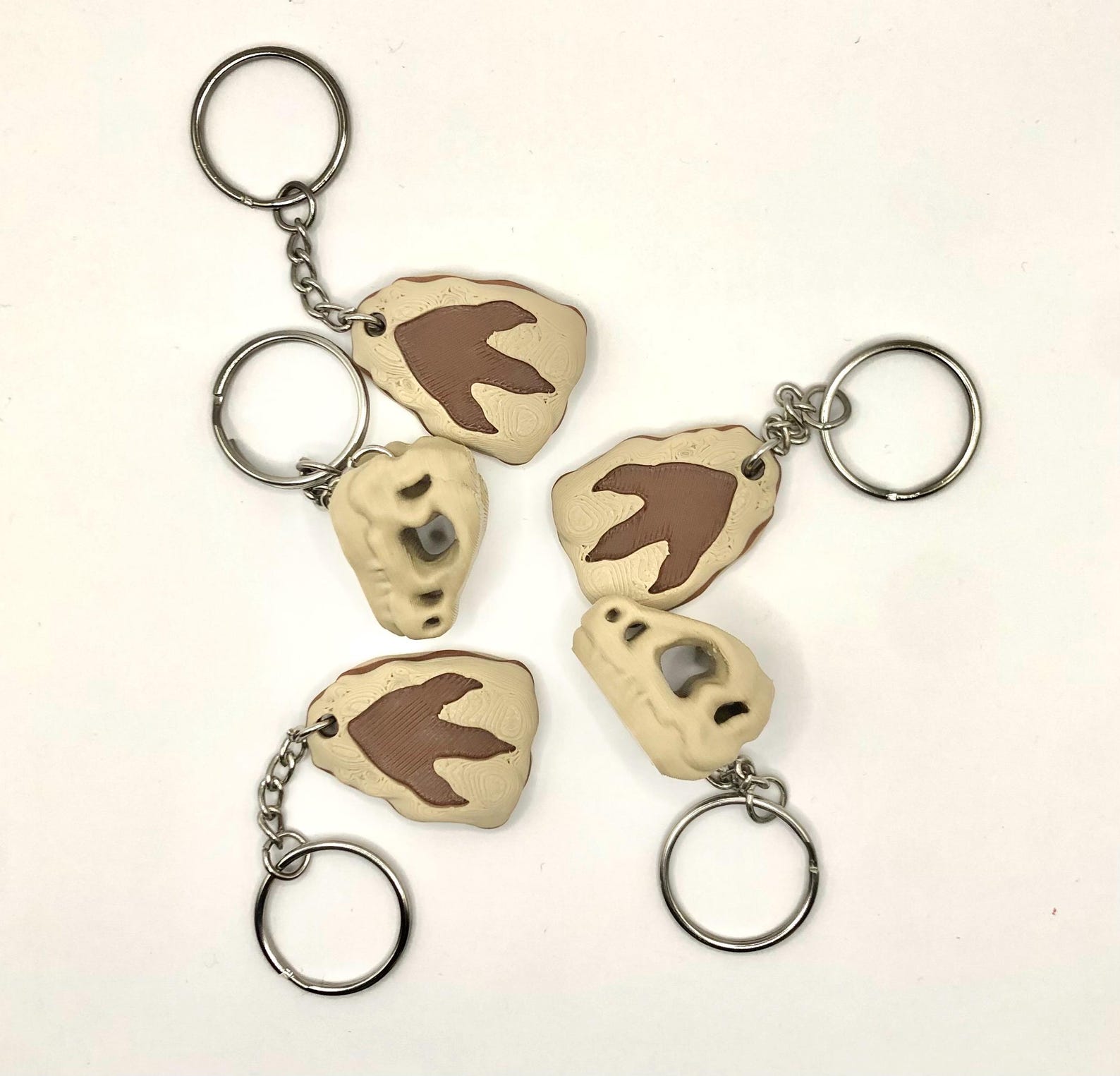 Dinosaur/fossil Key Chains - Etsy