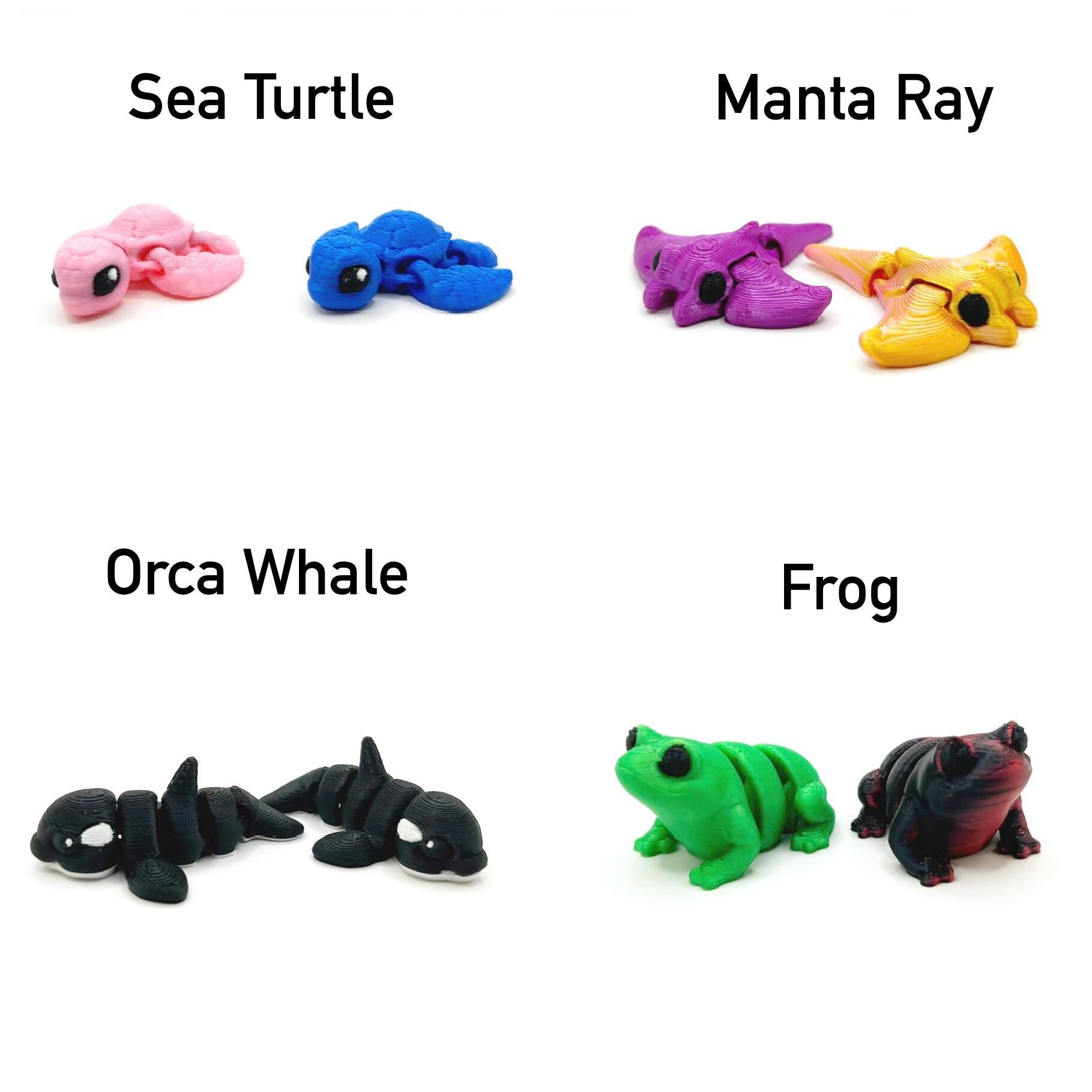 Easter Egg Surprise Critters, 3D Printed Mystery Animals, Easter Basket ...