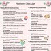 Newborn Checklist New Baby Essentials Planner Printable New Baby ...
