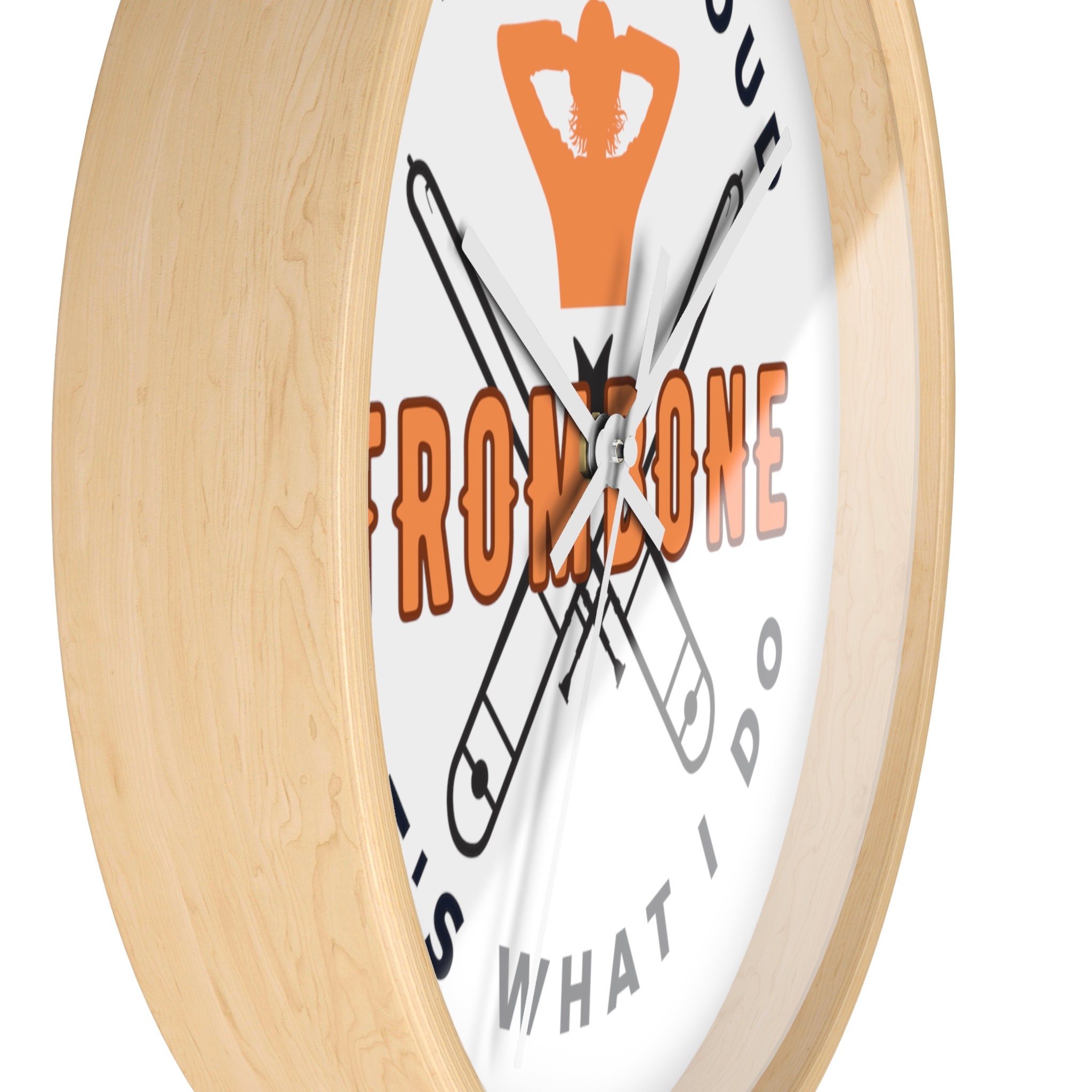 I Play It Loud - Trombone Wall Clock - Etsy