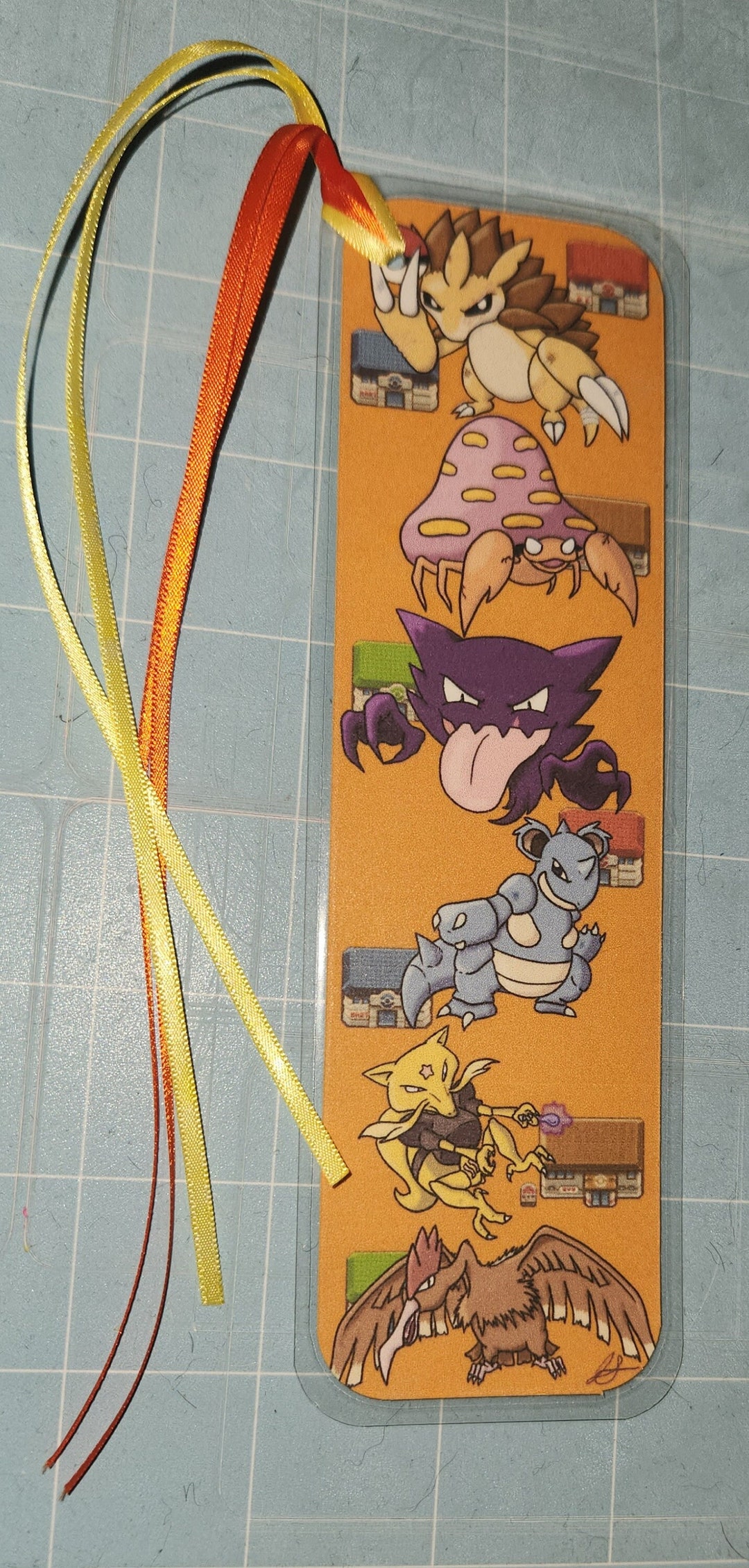 Custom Pokemon Team Bookmark - Etsy