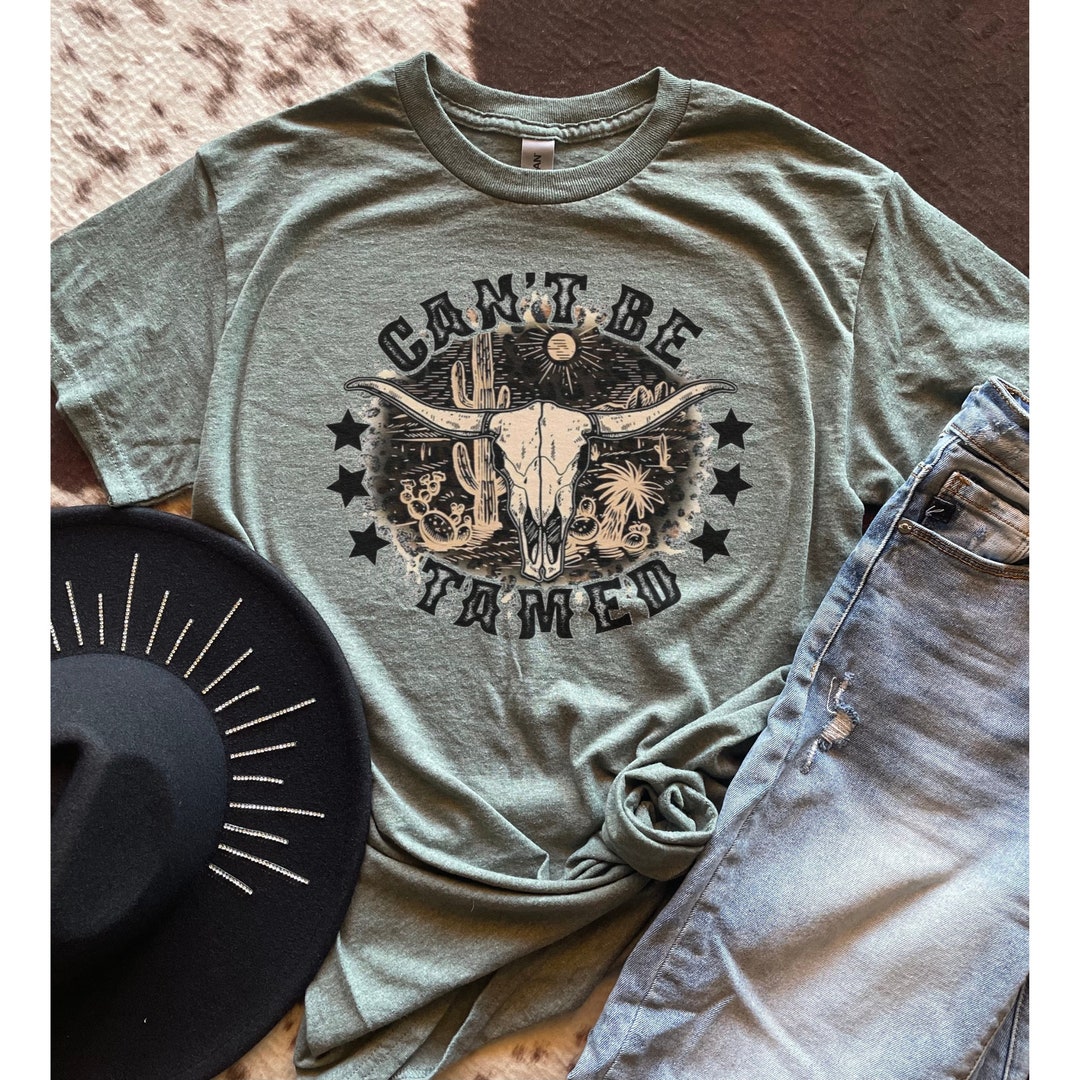 Can't Be Tamed | PNG | Digital Download Design Png | Western | Cow ...