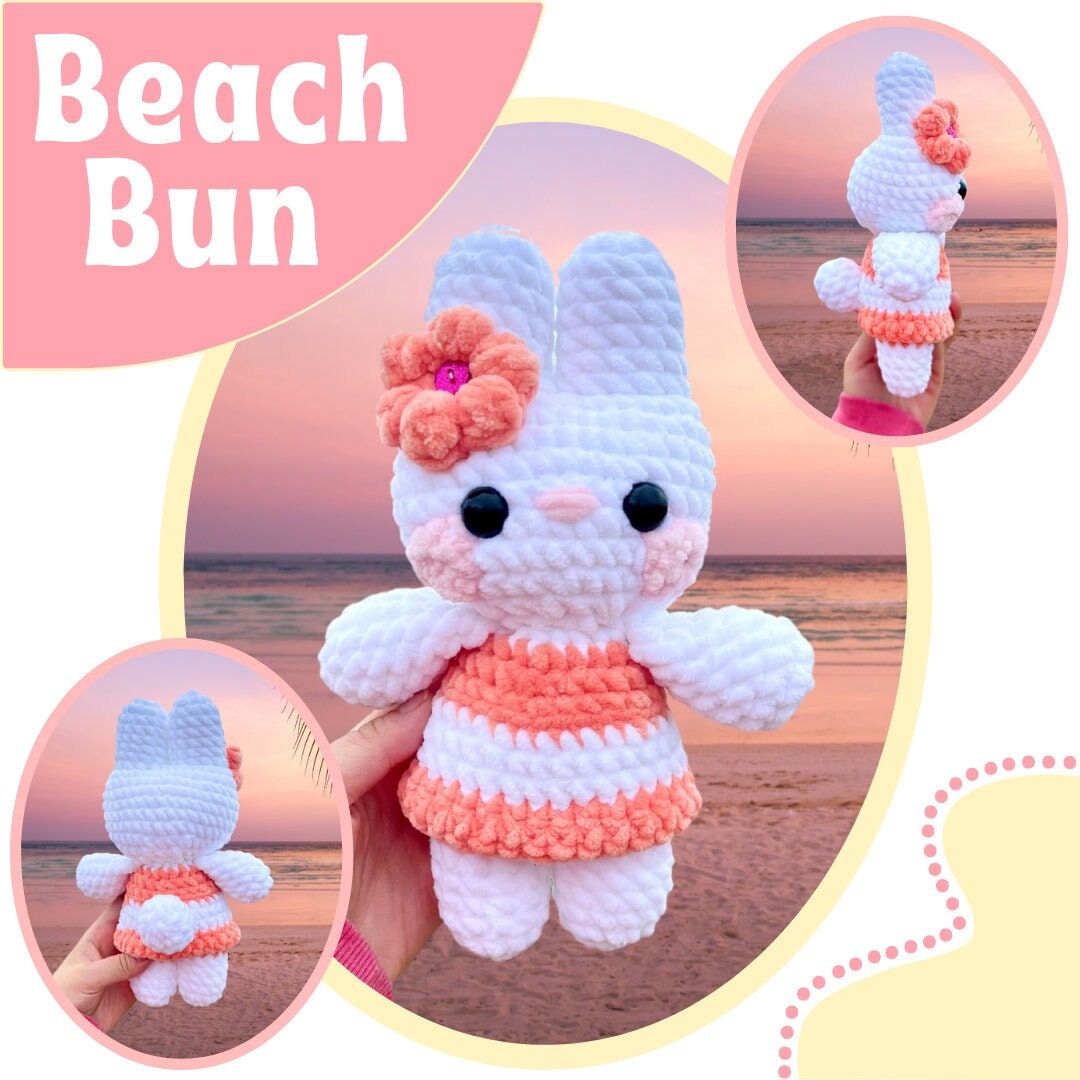 Beach Bun Crochet Pattern - Etsy