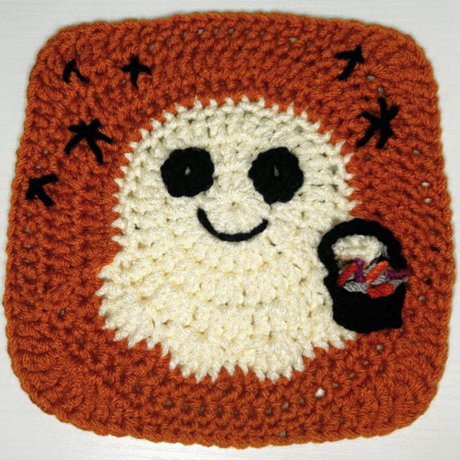 Trick or Treat Ghost Granny Square Pattern - Etsy