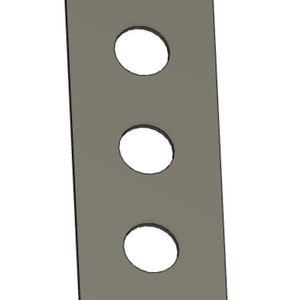 Dimple Die Gussets A Pillar 1.5" Hole .DXF File - Etsy