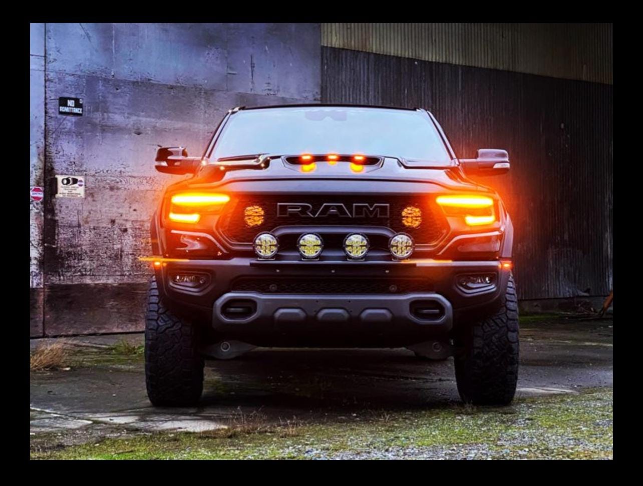 Ram TRX Behind Grille Light Kit - Grille Mounting Kit Included - Etsy