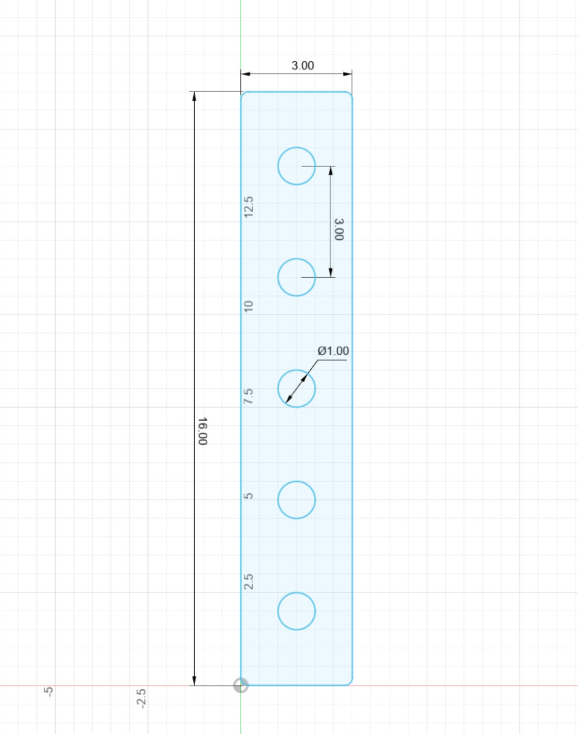 Dimple Die Gussets A Pillar 1" Holes .DXF File - Etsy