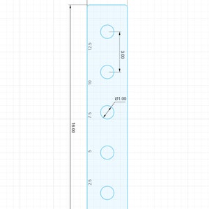 Dimple Die Gussets A Pillar 1" Holes .DXF File - Etsy