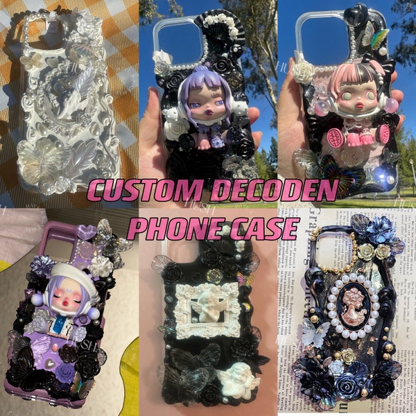 Custom Cream Glue Phone Case - Etsy
