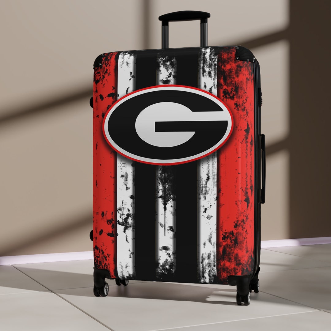 GA Bulldogs, UGA Themed 3 Sizes Suitcase - Etsy