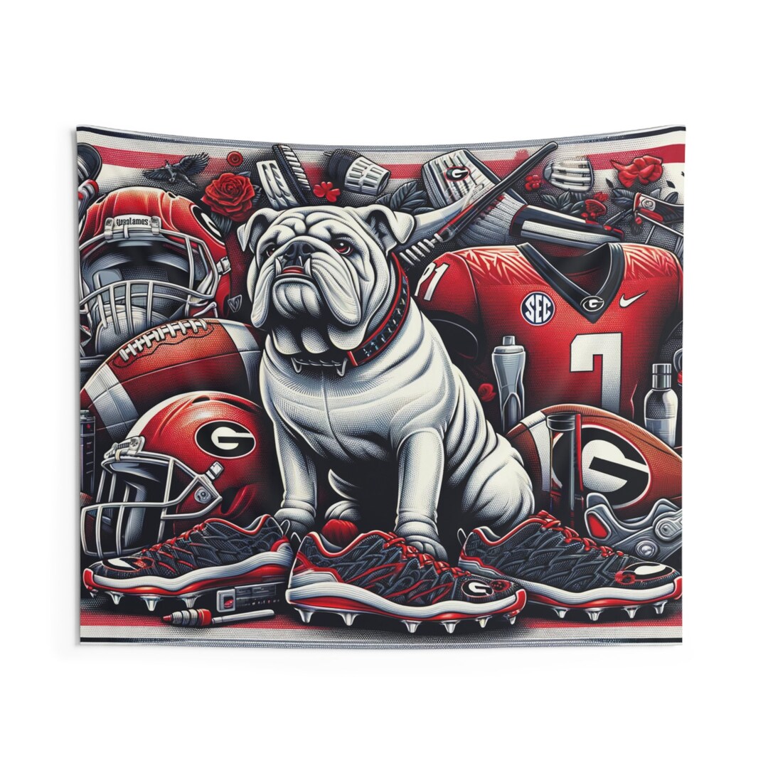 UGA, Bulldogs Themed Indoor Wall Tapestries 6050 - Etsy