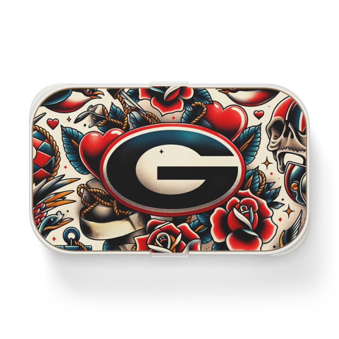 GA Bulldogs Themed Bento Lunch Box - Etsy