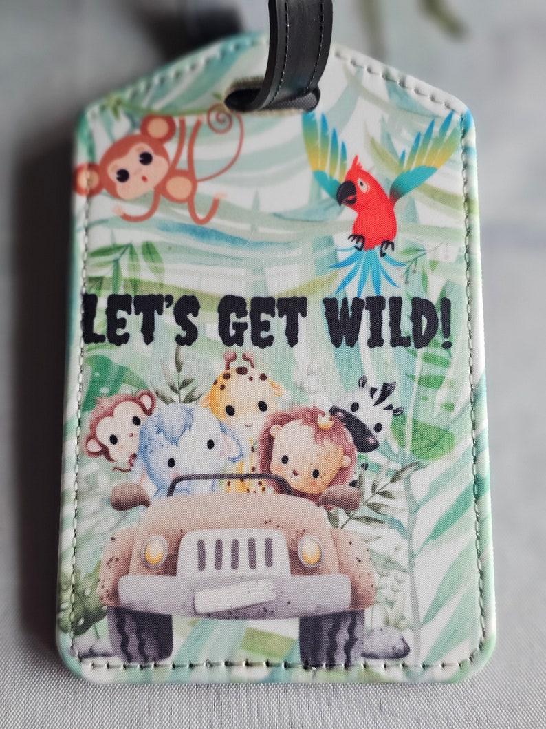 Leather Child Luggage Tags - Etsy