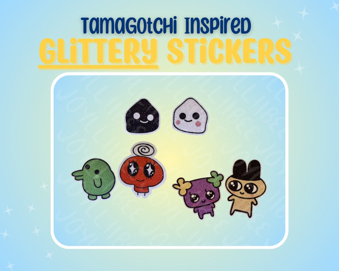 Tama Inspired Glittery Stickers Bundle 6PC Sparkly - Etsy